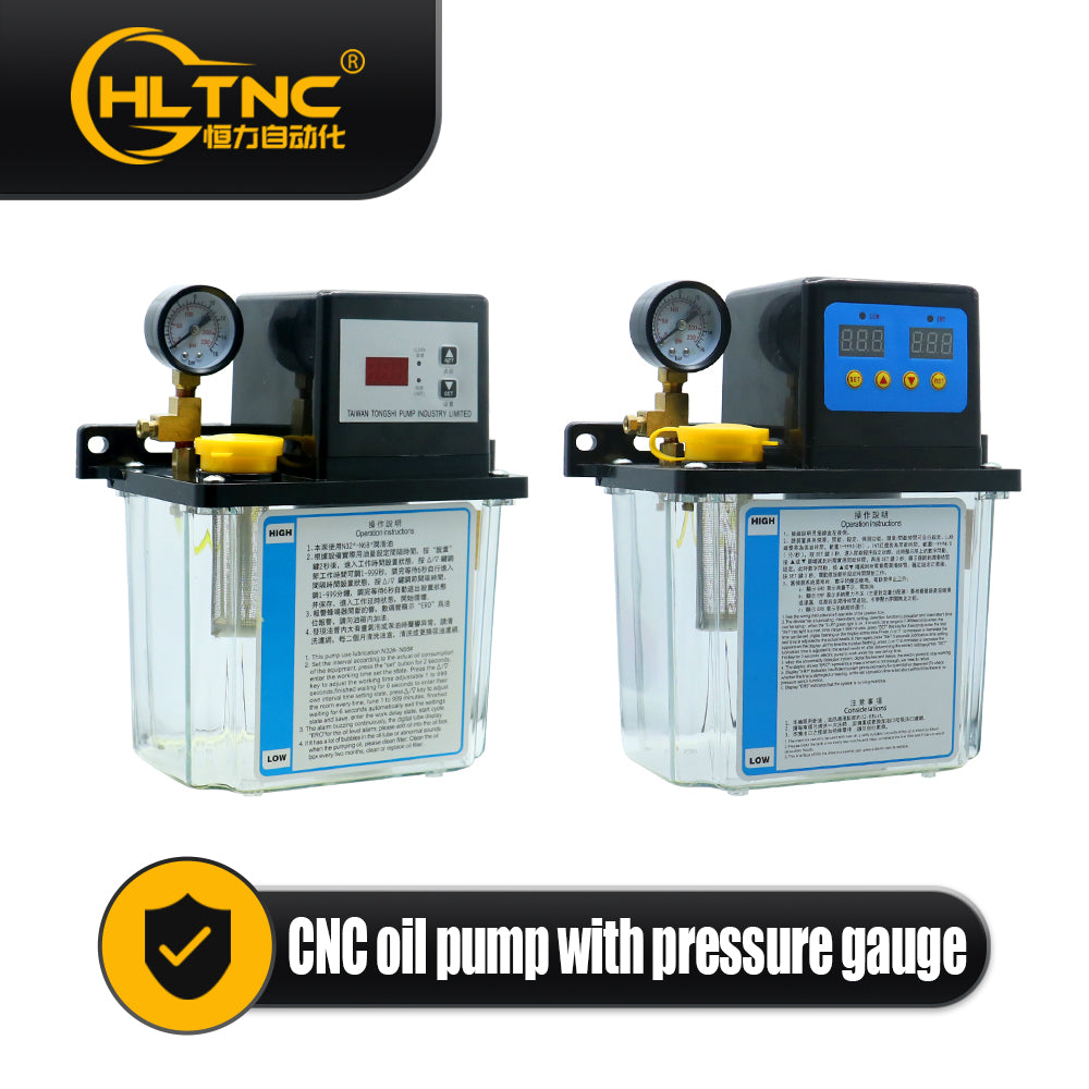 HLTNC 1L 2L Lubricant Pump Automatic Lubricating Oil Pump with Pressur