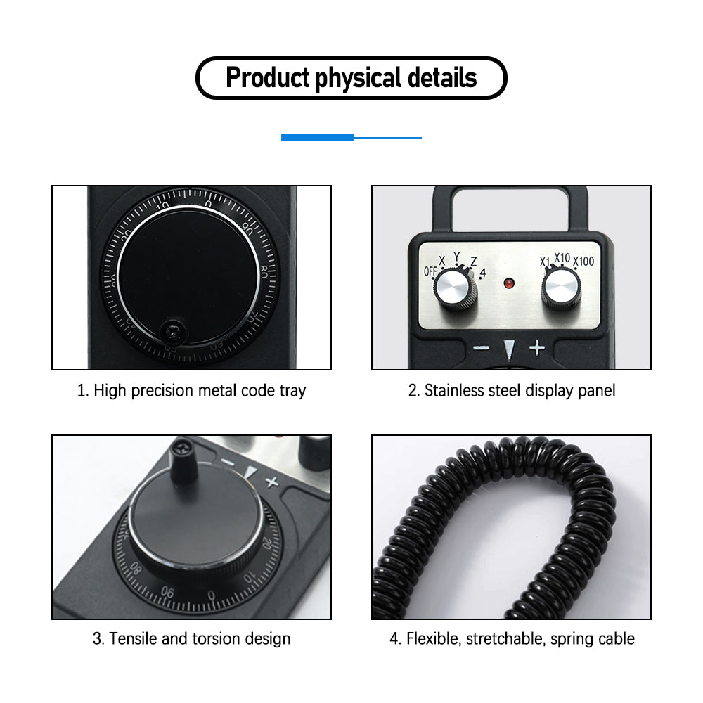 HLTNC Manual pulse generator 4 Axis 6 Axis 100PPR MPG Pendant Handwhee