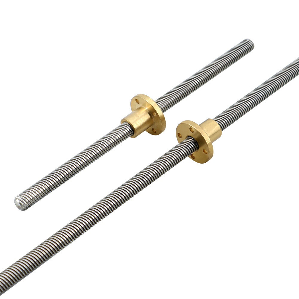 HLTNC CNC 3D Printer Part Trapezoidal Rod T10 Lead Screw 10mm Diameter