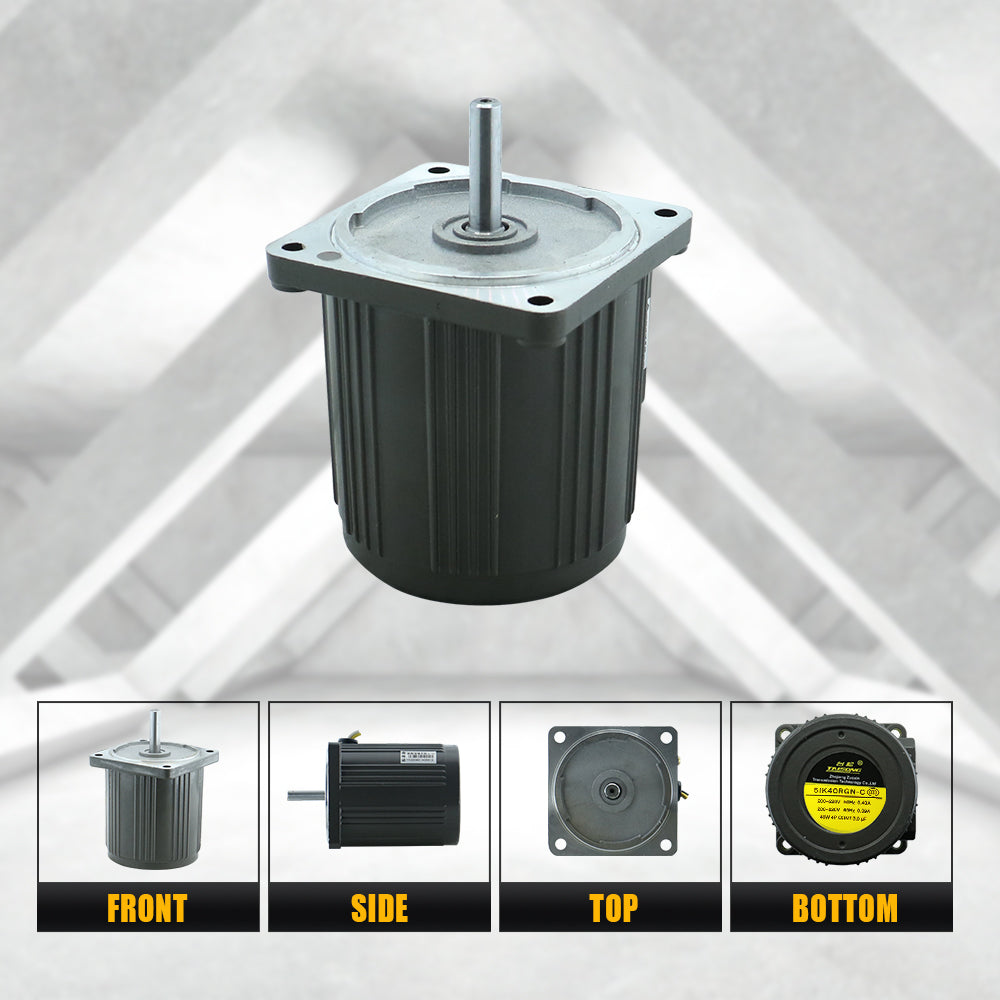 HLTNC 40W Micro AC Motor 110v 220v Single Phase Asynchronous Motor Gea