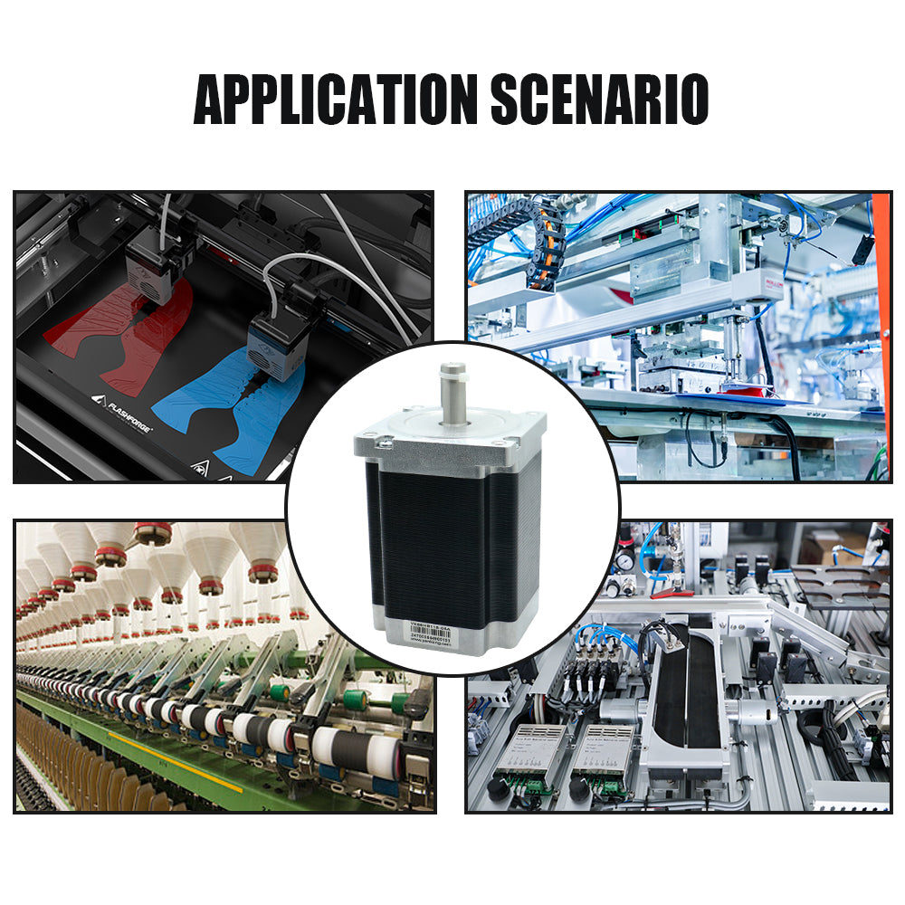 HLTNC YAKO Nema34 Stepper Motor 86 Flange 6A 8.5N.m 12N.m DC 75V AC 48